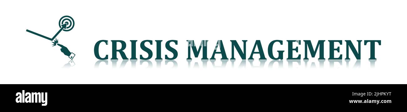 Illustration of a crisis management concept Stock Photo - Alamy