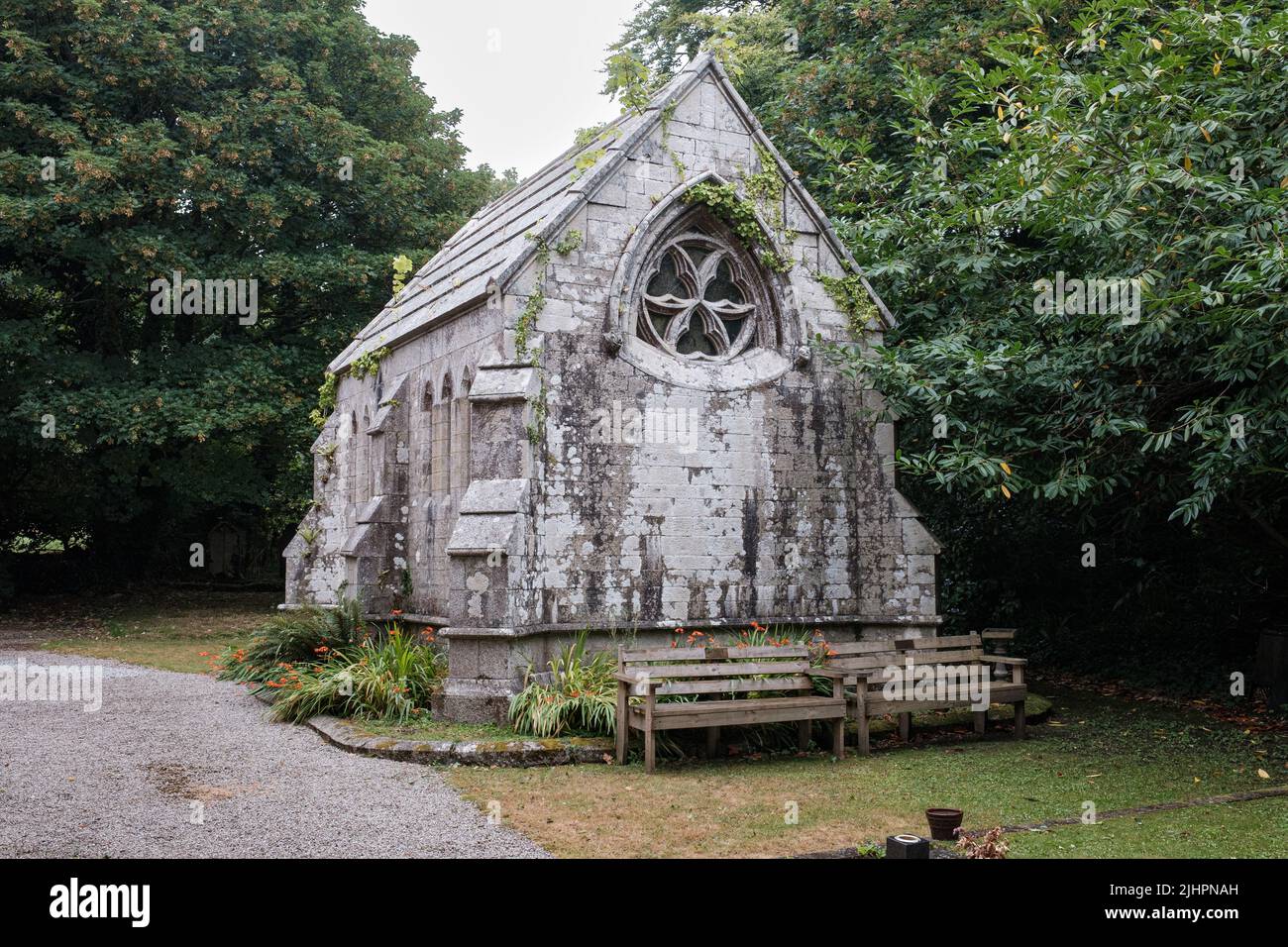 Gothic Mausoleum of the Pendarvis Family (1854) in the grounds of St ...