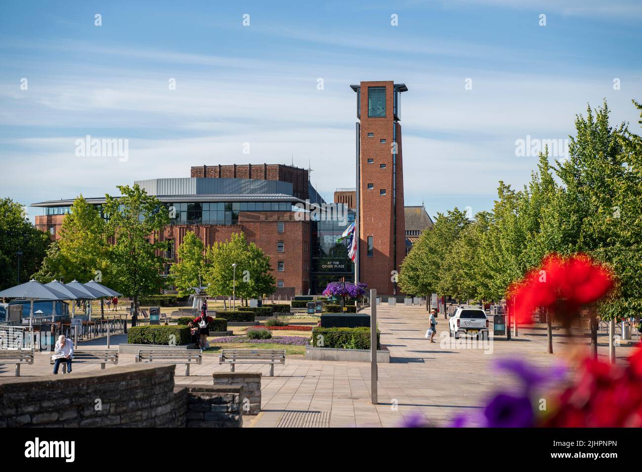General view of the Royal Shakespeare Company (RSC) theatre in ...