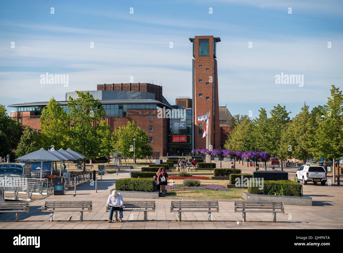 General view of the Royal Shakespeare Company (RSC) theatre in ...