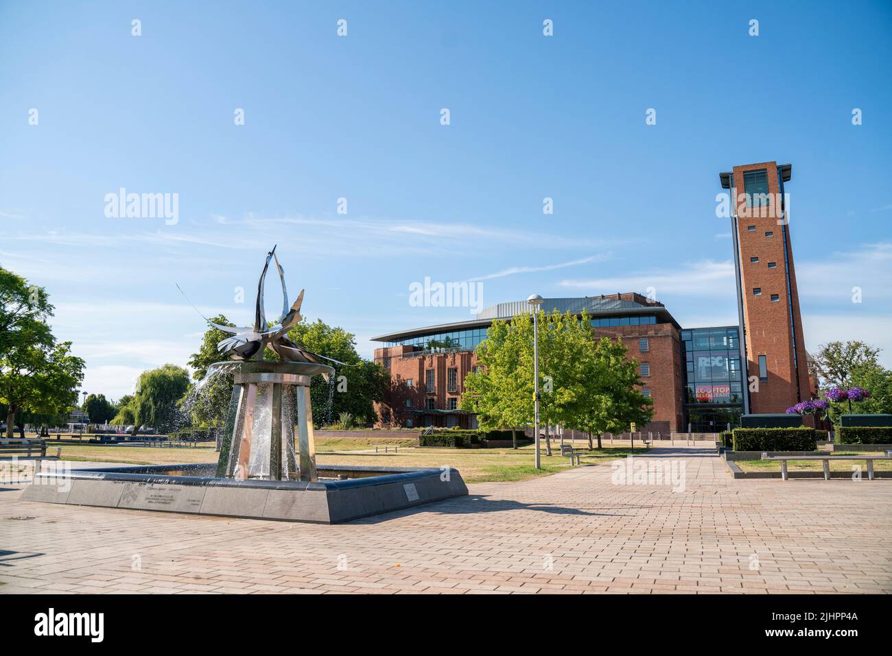 General view of the Royal Shakespeare Company (RSC) theatre in ...