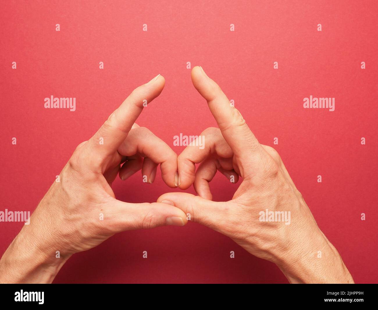 Hand position for mudra no. 8 in Jin Shin Jyutsu, alternative healing ...