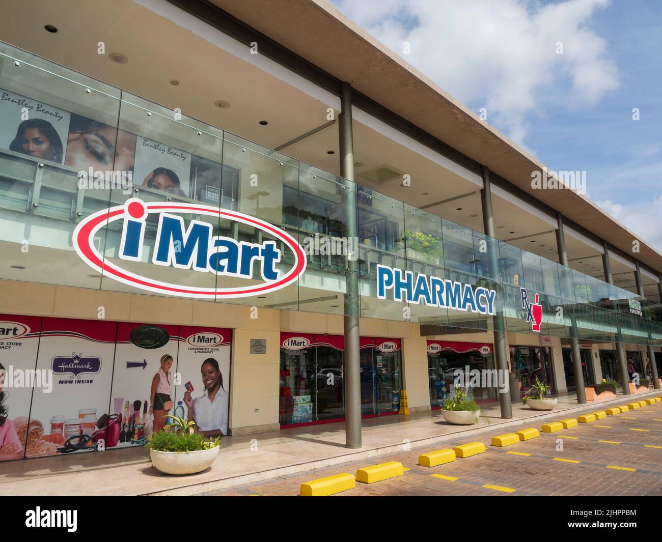Barbados, Caribbean island - west coast. Rockley. Rockley Mall Stock ...