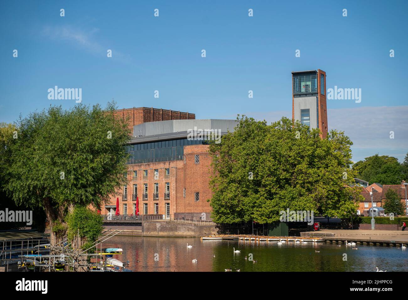 General view of the Royal Shakespeare Company (RSC) theatre in ...