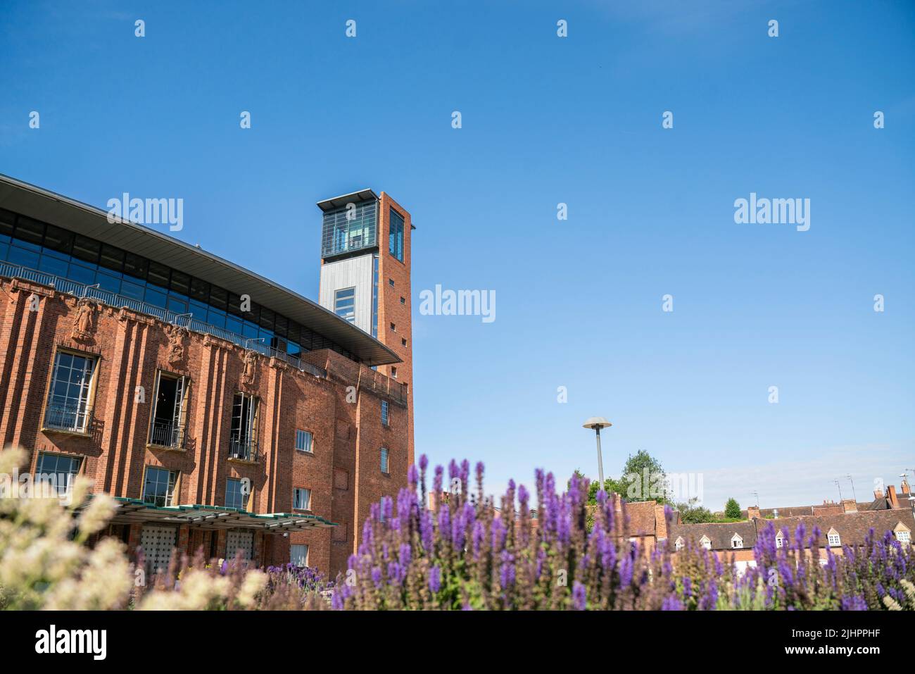 General view of the Royal Shakespeare Company (RSC) theatre in ...