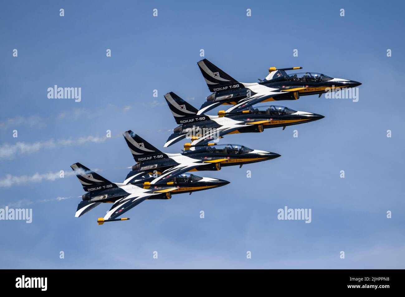 Black eagles display team hi-res stock photography and images - Alamy
