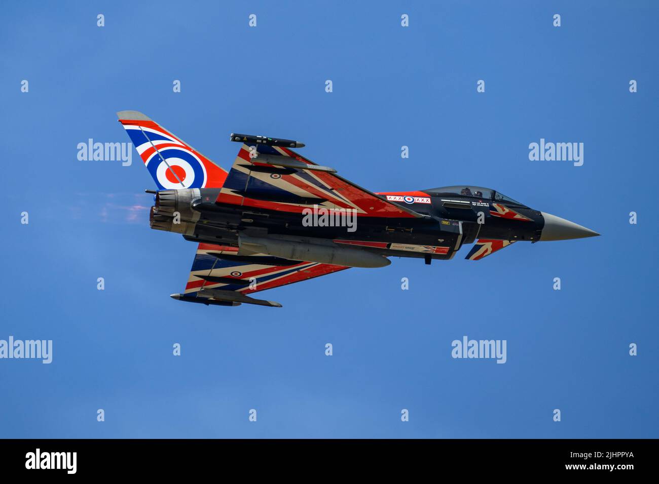 Royal Air force Typhoon display jet Stock Photo - Alamy