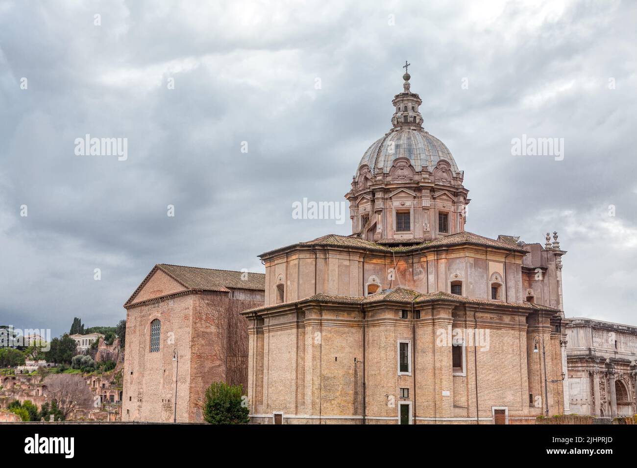 Saint Martina Catholic Church at Roman Forum in Rome Italy . Cathedral ...