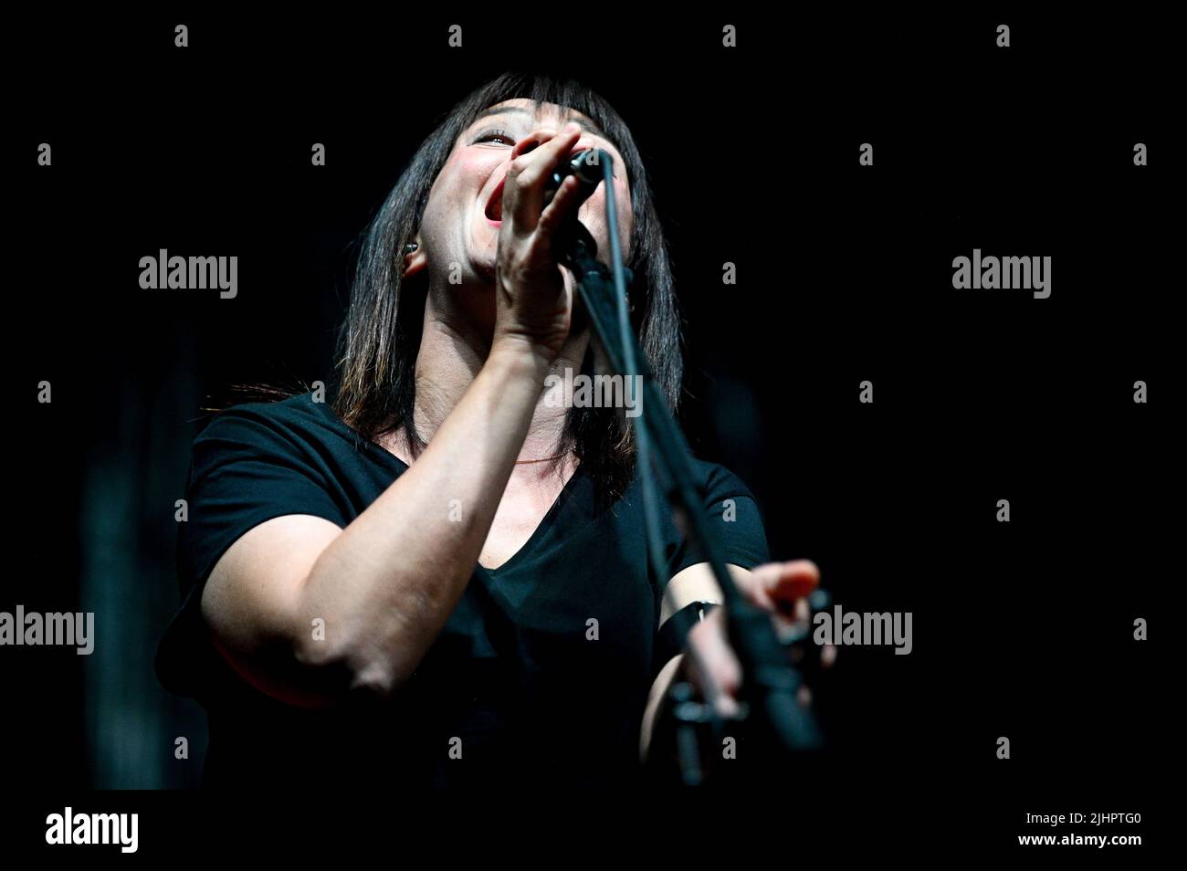 Treviso, Italy. 19th July, 2022. Carmen Consoli performing and singing ...