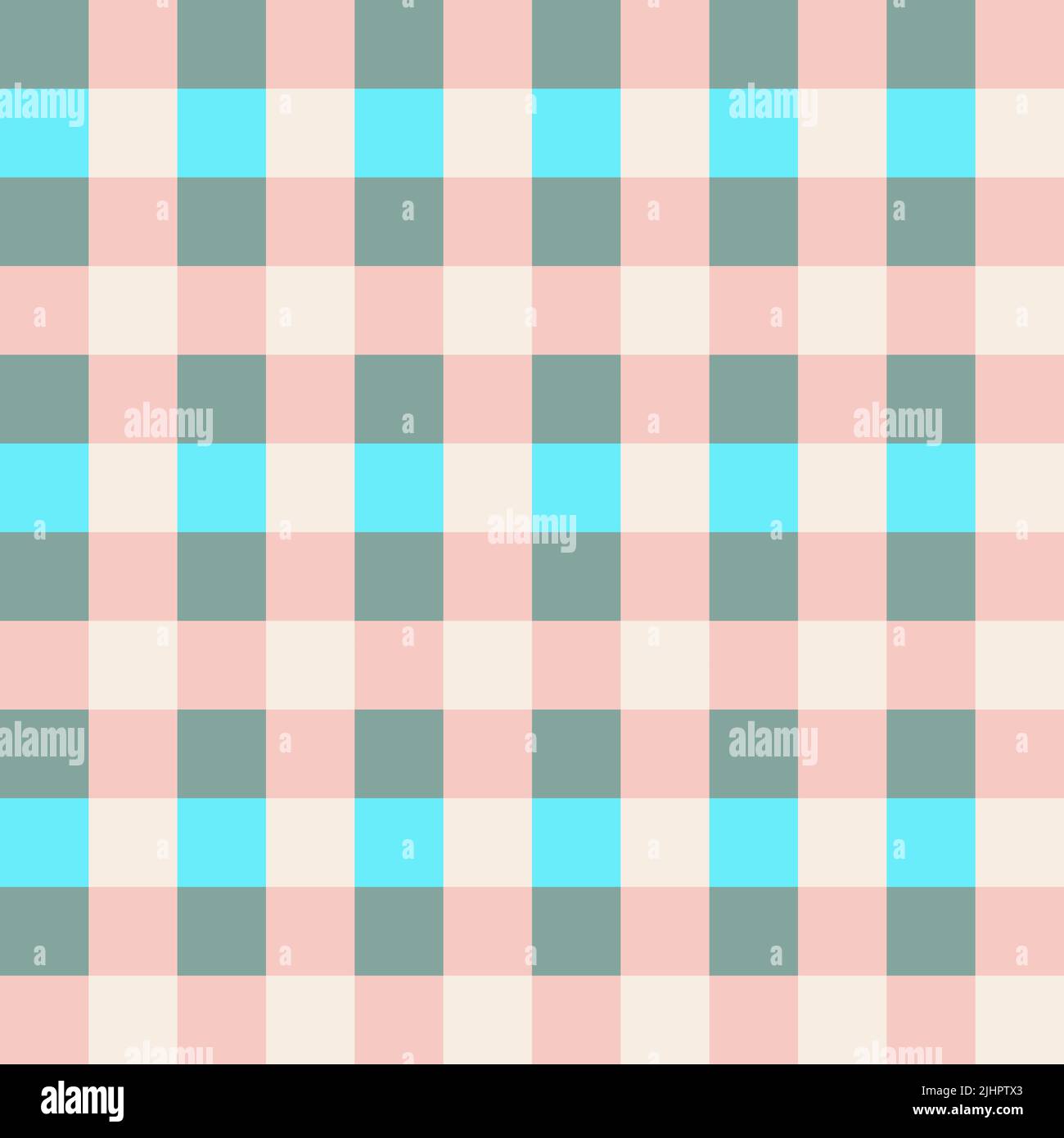 Pink Blue Gray Seamless French Checkered Pattern. Colorful Fabric Check ...