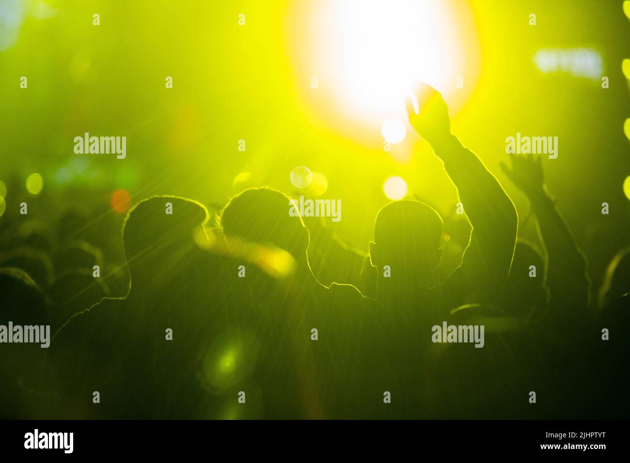 crowd at concert - summer music festival Stock Photo - Alamy