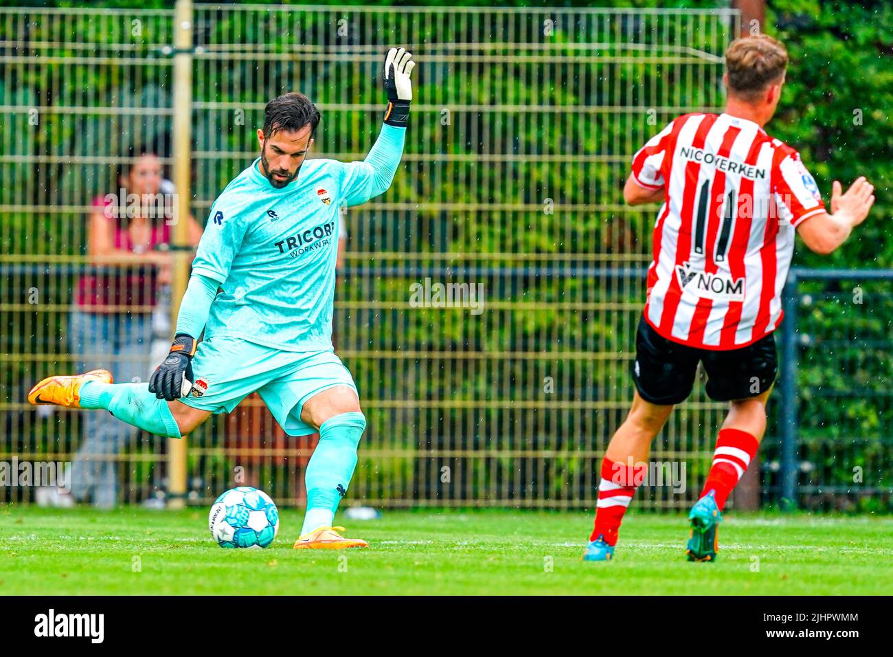 LOON OP ZAND, NETHERLANDS - JULY 20: Goalkeeper Kostas Lamprou of Willem II during the Friendly ...