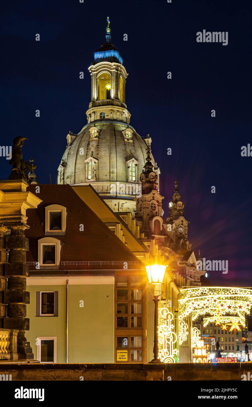 Frauenkirche with dome hi-res stock photography and images - Alamy