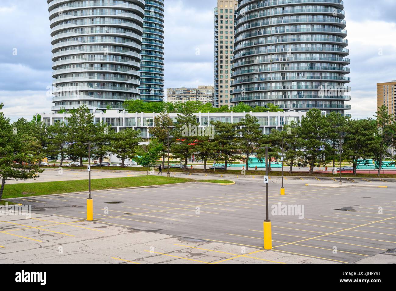 Absolute World twin towers (also called the Marilyn Monroe Towers) are ...