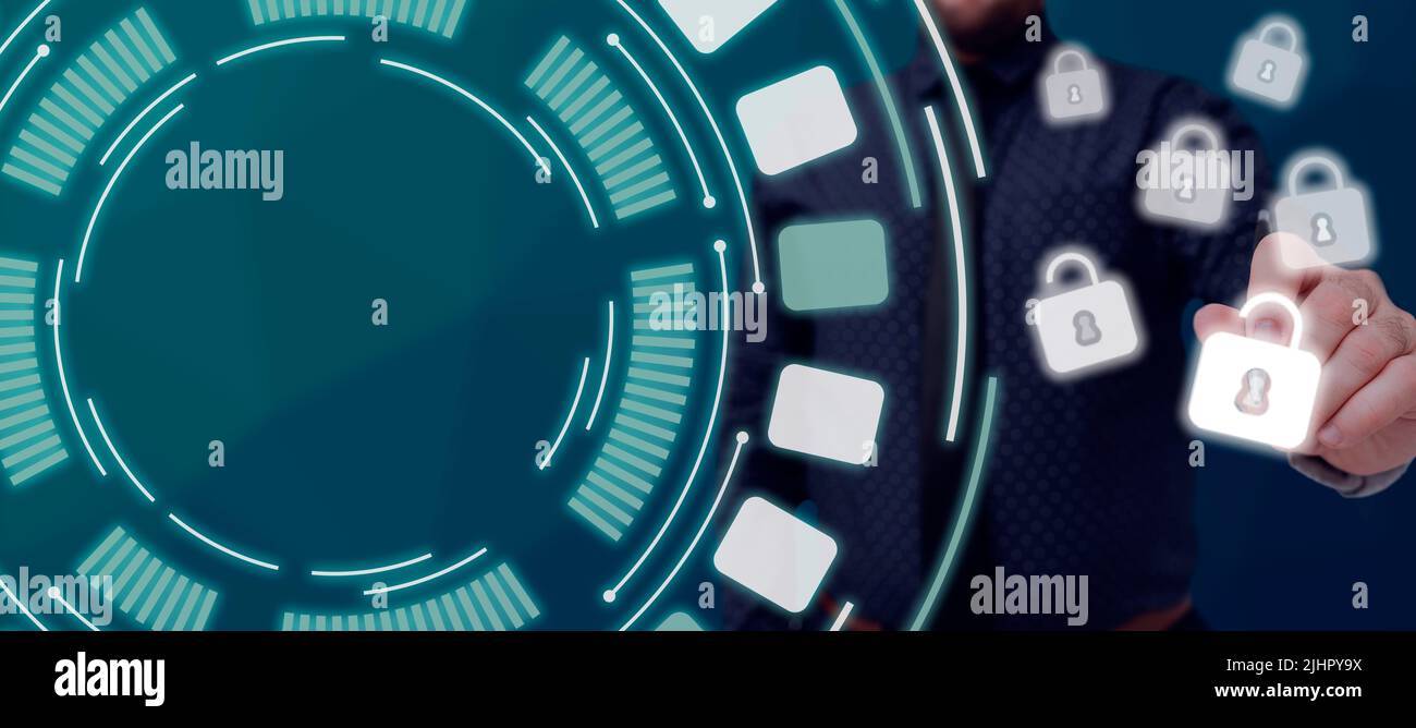 Young Adult Showing Technology Drawing Connection Controlling Digital ...