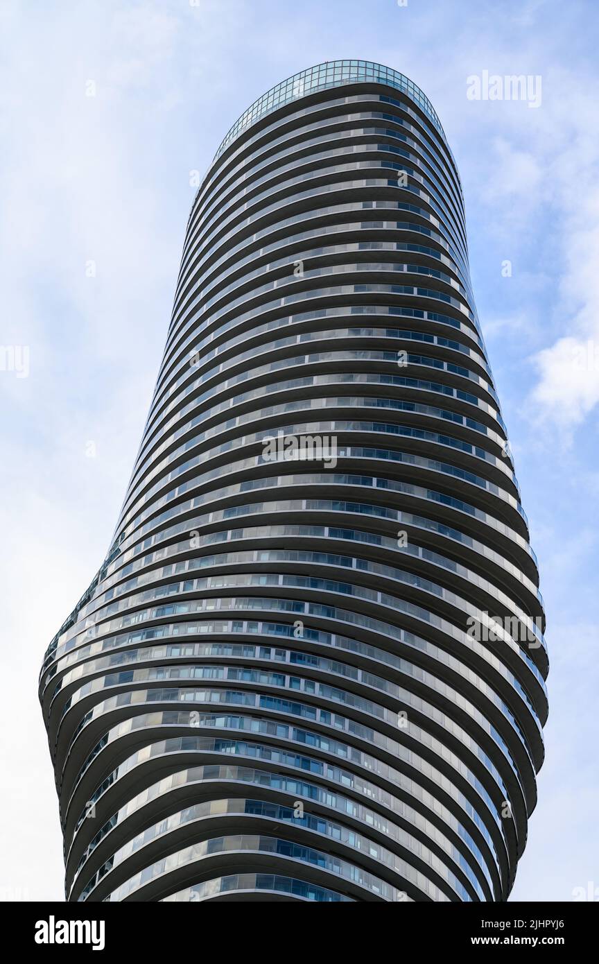 One of the Absolute World twin towers (also called the Marilyn Monroe ...