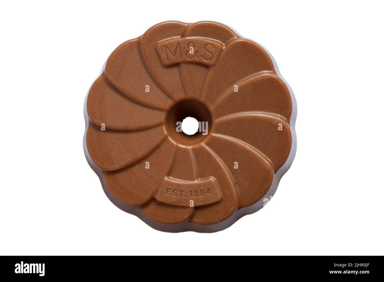 Extremely chocolatey milk chocolate rounds biscuit hi-res stock ...