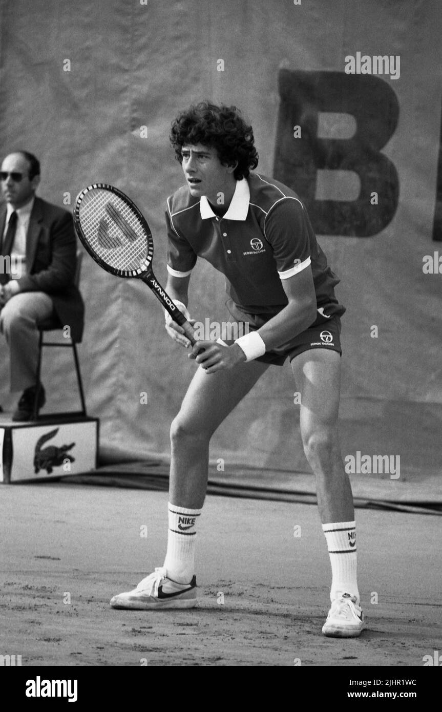 The French tennis player Guy Forget, attending the 1st Round of men's ...
