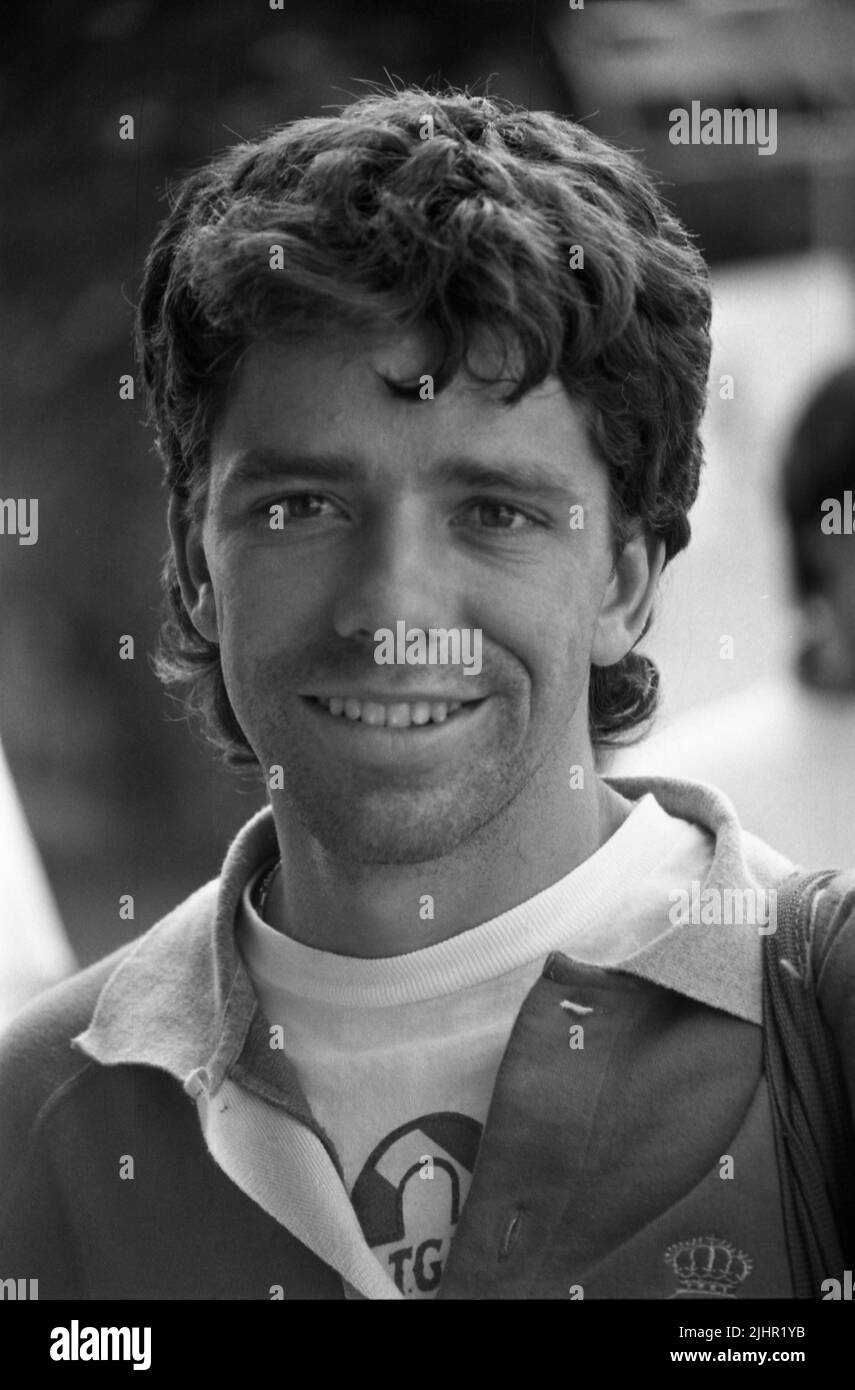 American tennis player Jimmy Arias during the French Open (Roland ...