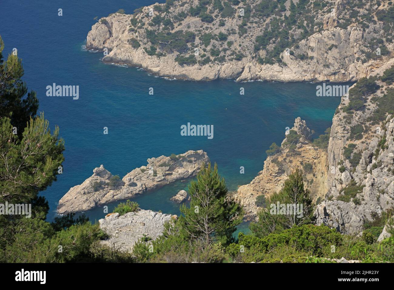 France, Bouches-du-Rhône (13) Marseille, Parc National des Calanques ...