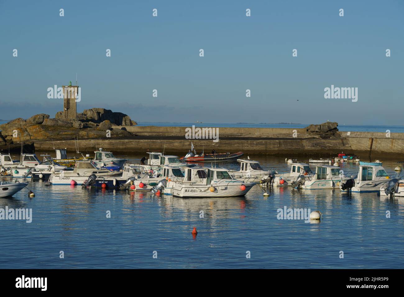 France, Bretagne region (Brittany), South tip of Finistère, Trégunc ...