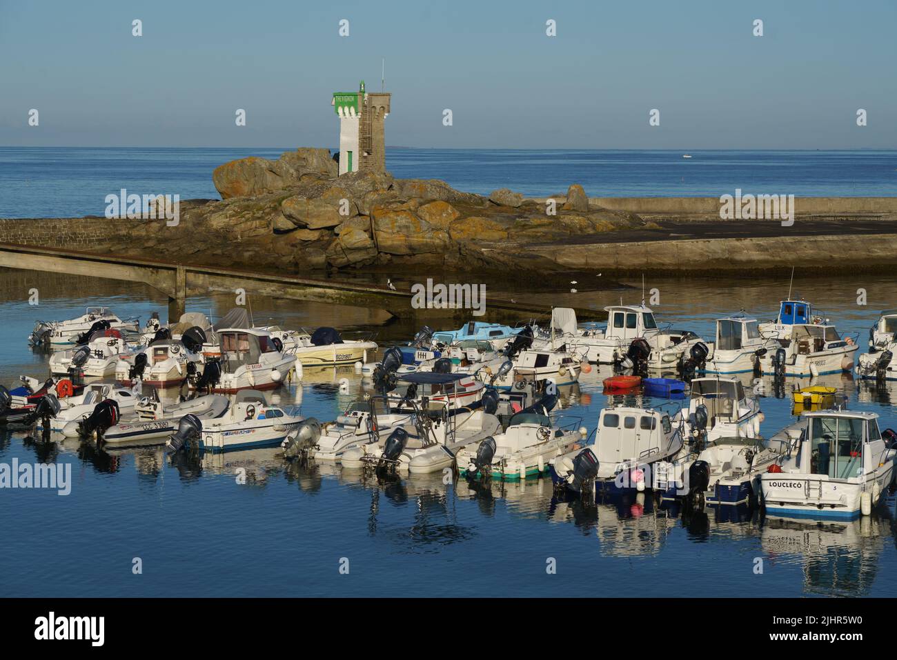 France, Bretagne region (Brittany), South tip of Finistère, Trégunc ...