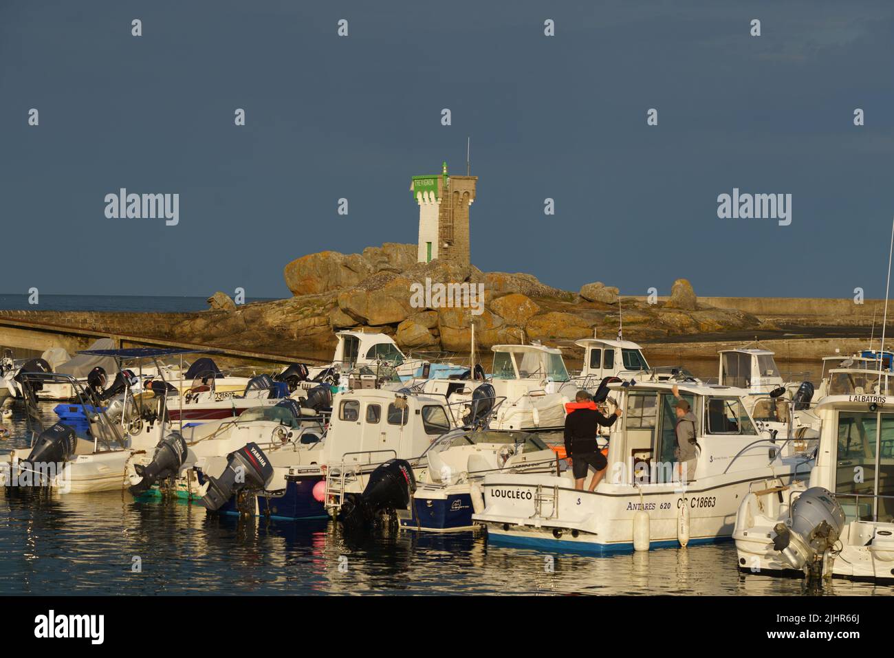 France, Bretagne region (Brittany), South tip of Finistère, Trégunc ...