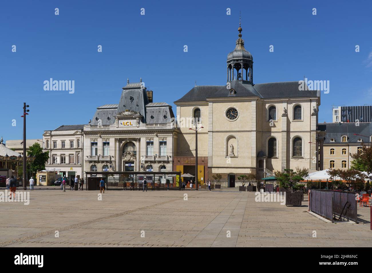 France, Pays de la Loire region, Sarthe, Le Mans, place de la ...