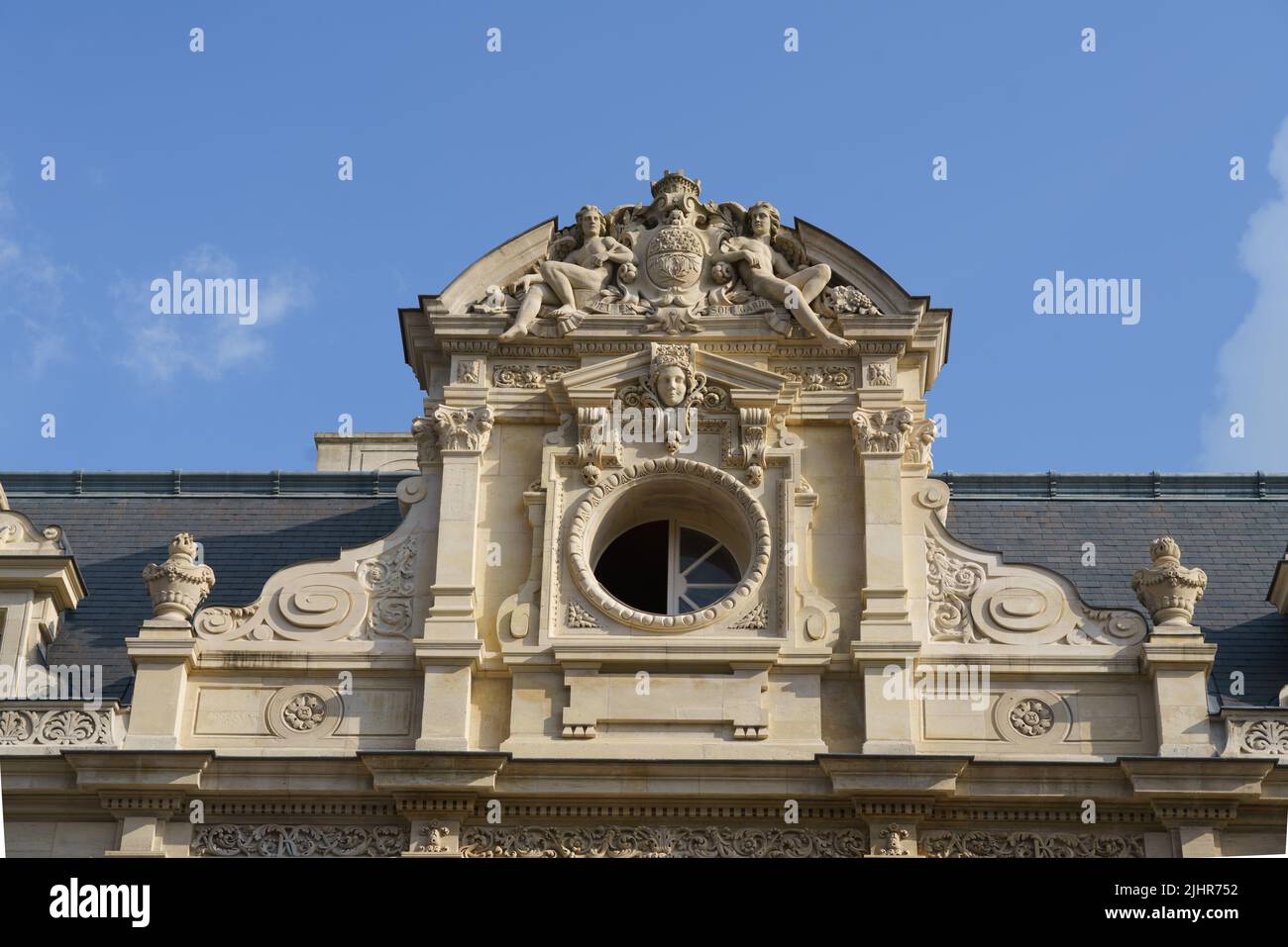 France, Region Grand Est, Marne, Reims, behind the Town Hall Stock ...