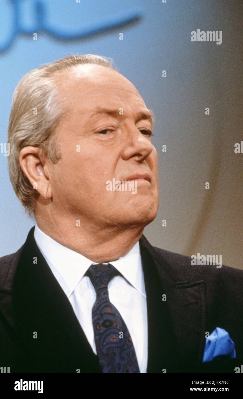 Far-right politician Jean-Marie Le Pen on the set of the television ...