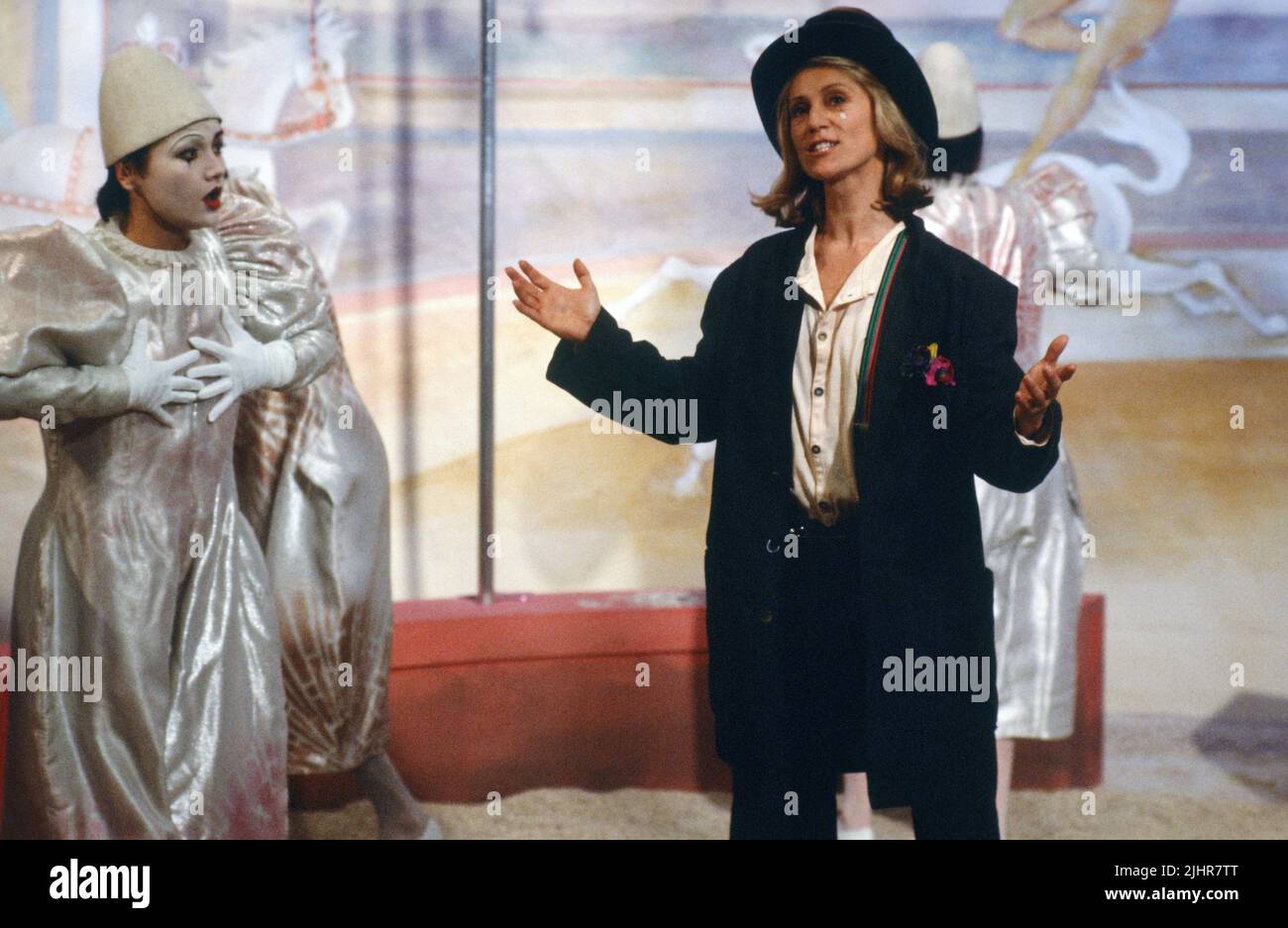 Sheila on the set of the TV show "Formule un" broadcast on TF1. March 9 ...