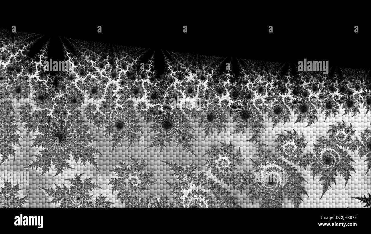 Abstract Computer generated Fractal design. A fractal is a never-ending ...