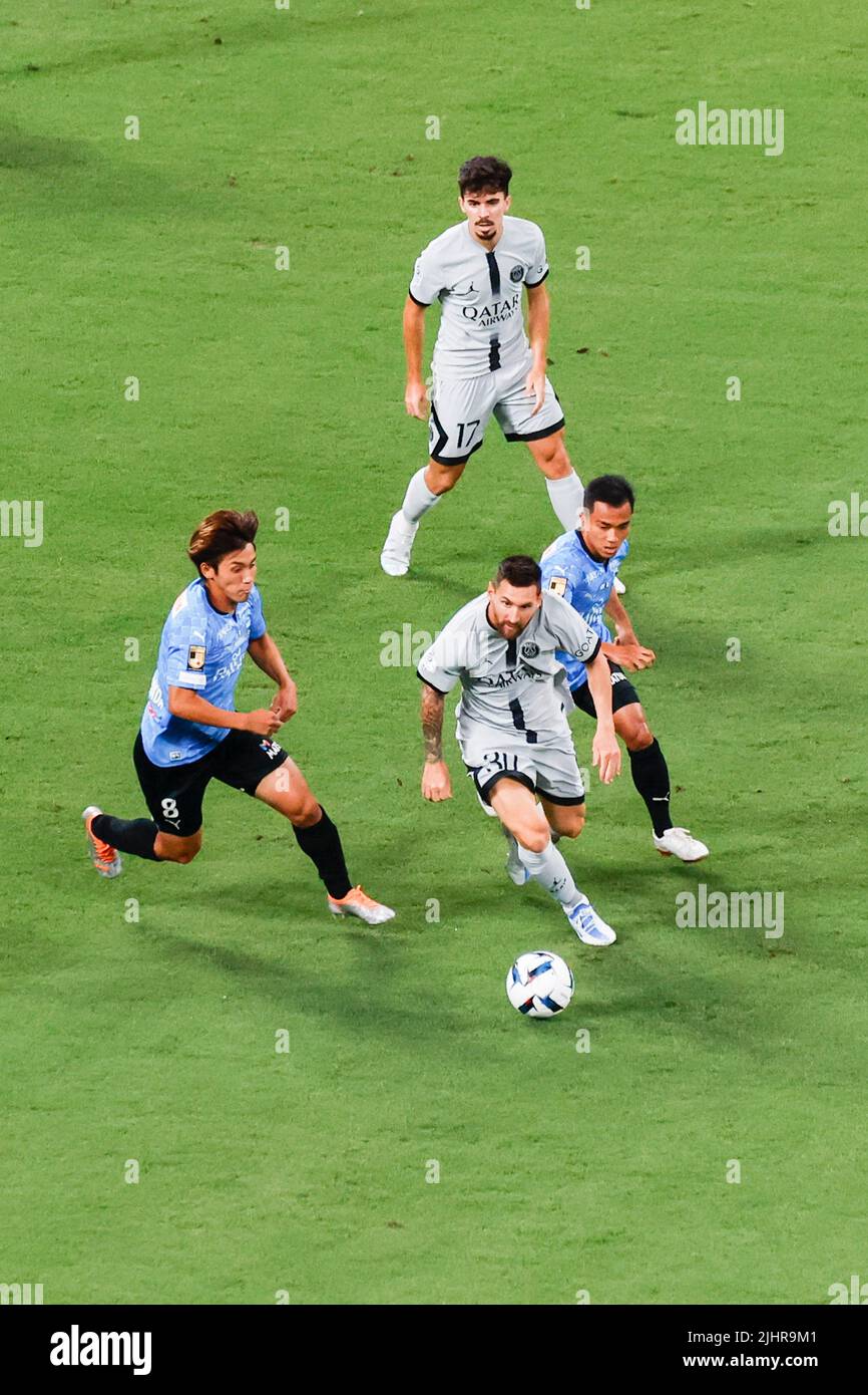 Tokyo, Japan. 20th July, 2022. Lionel Messi of Paris Saint-Germain in ...