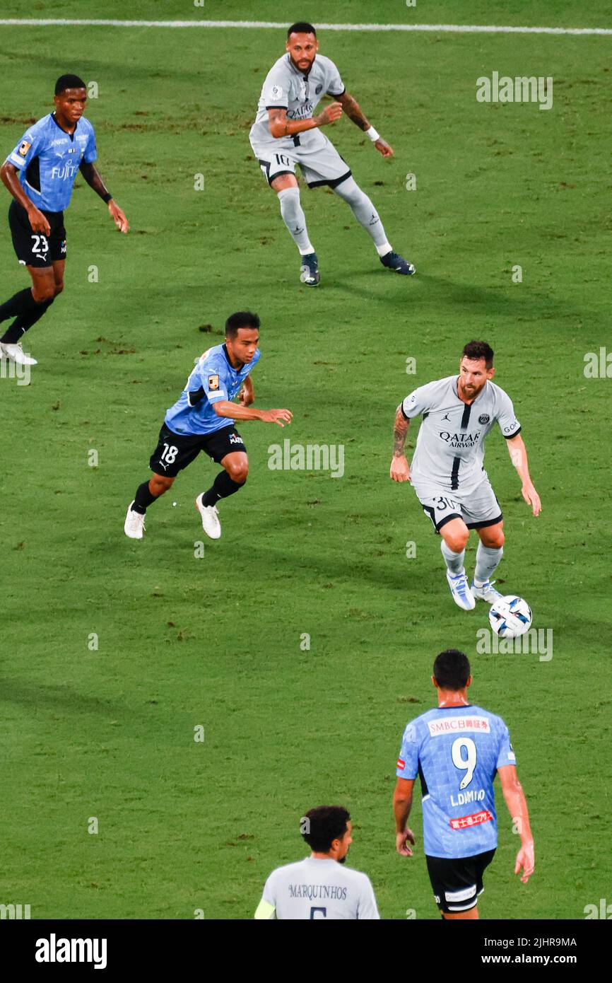 Tokyo, Japan. 20th July, 2022. Lionel Messi of Paris Saint-Germain in ...