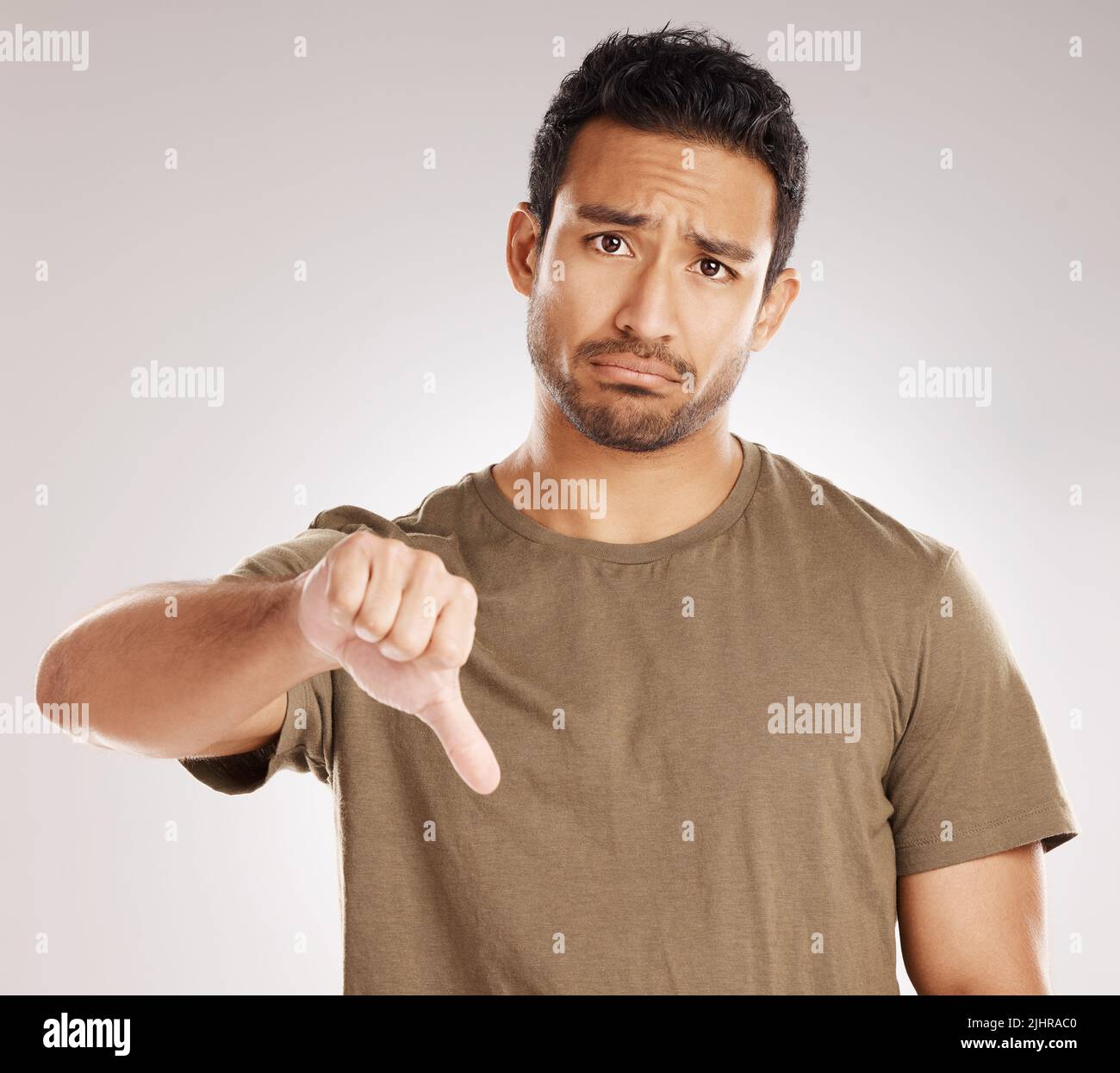 Man giving thumbs down hi-res stock photography and images - Alamy