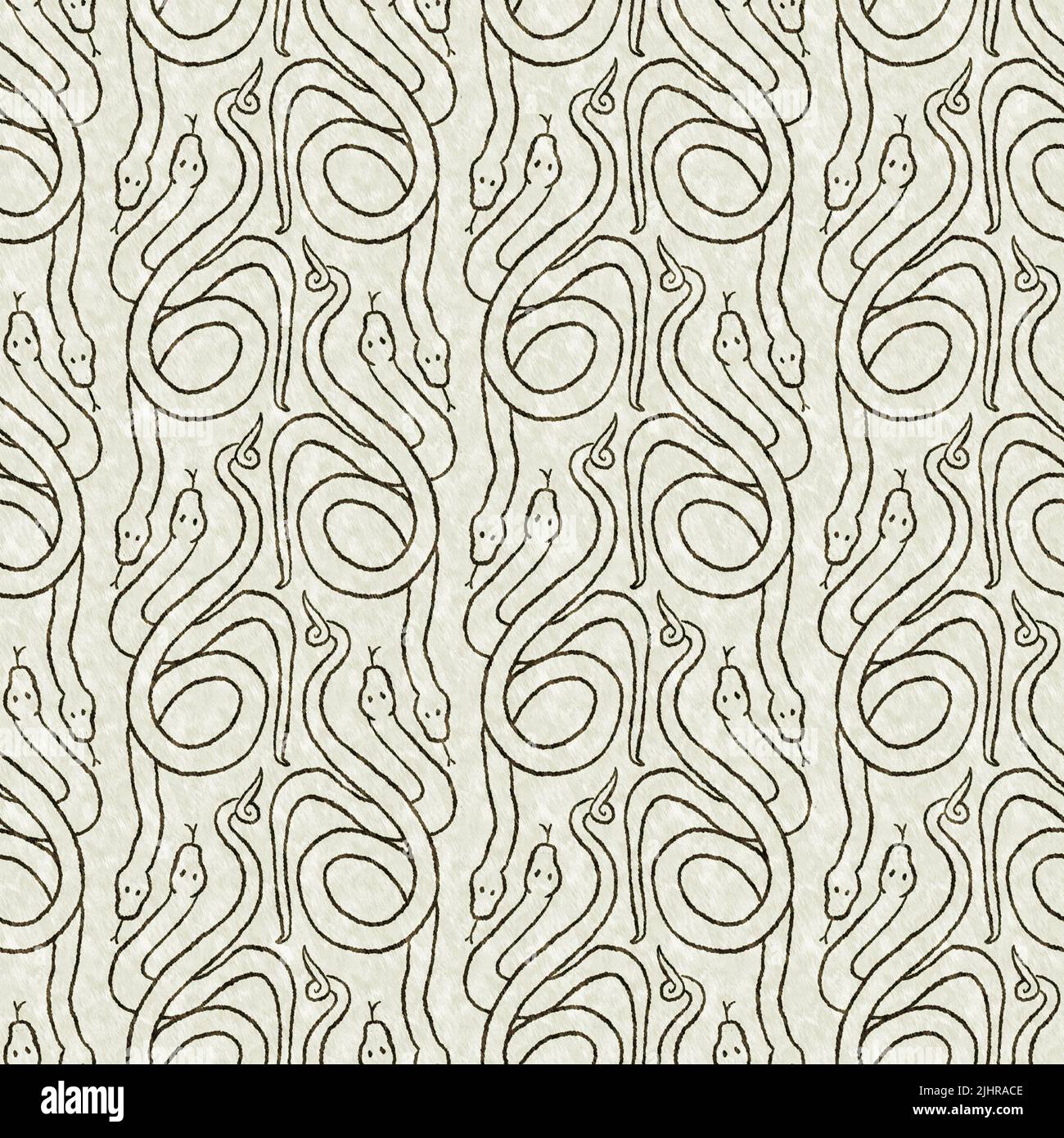 Cute safari snake wild animal pattern for babies room decor. Seamless ...