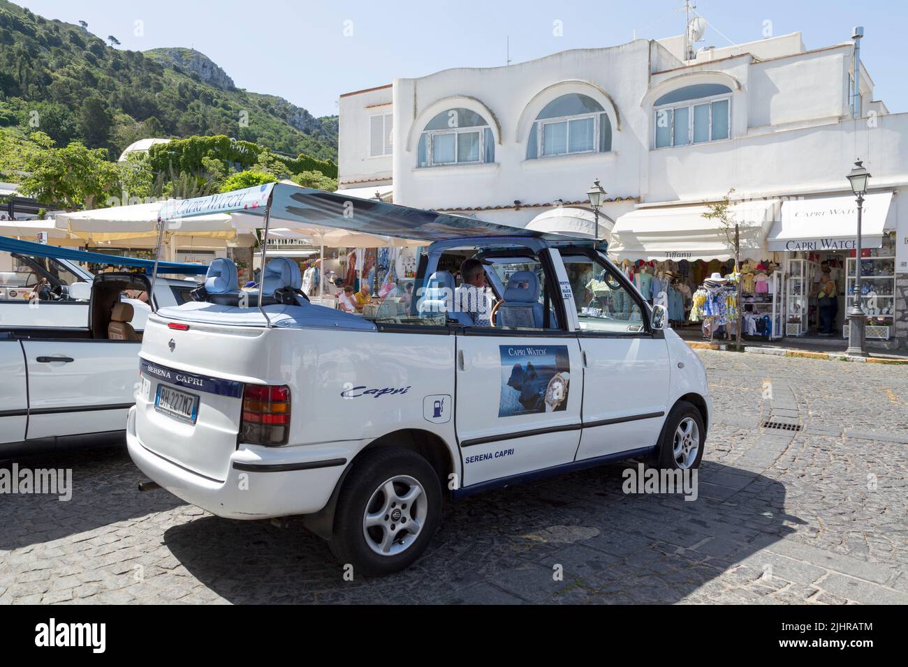 The Town of Anacapri on the Isle of Capri, Italy, Europe Stock Photo ...