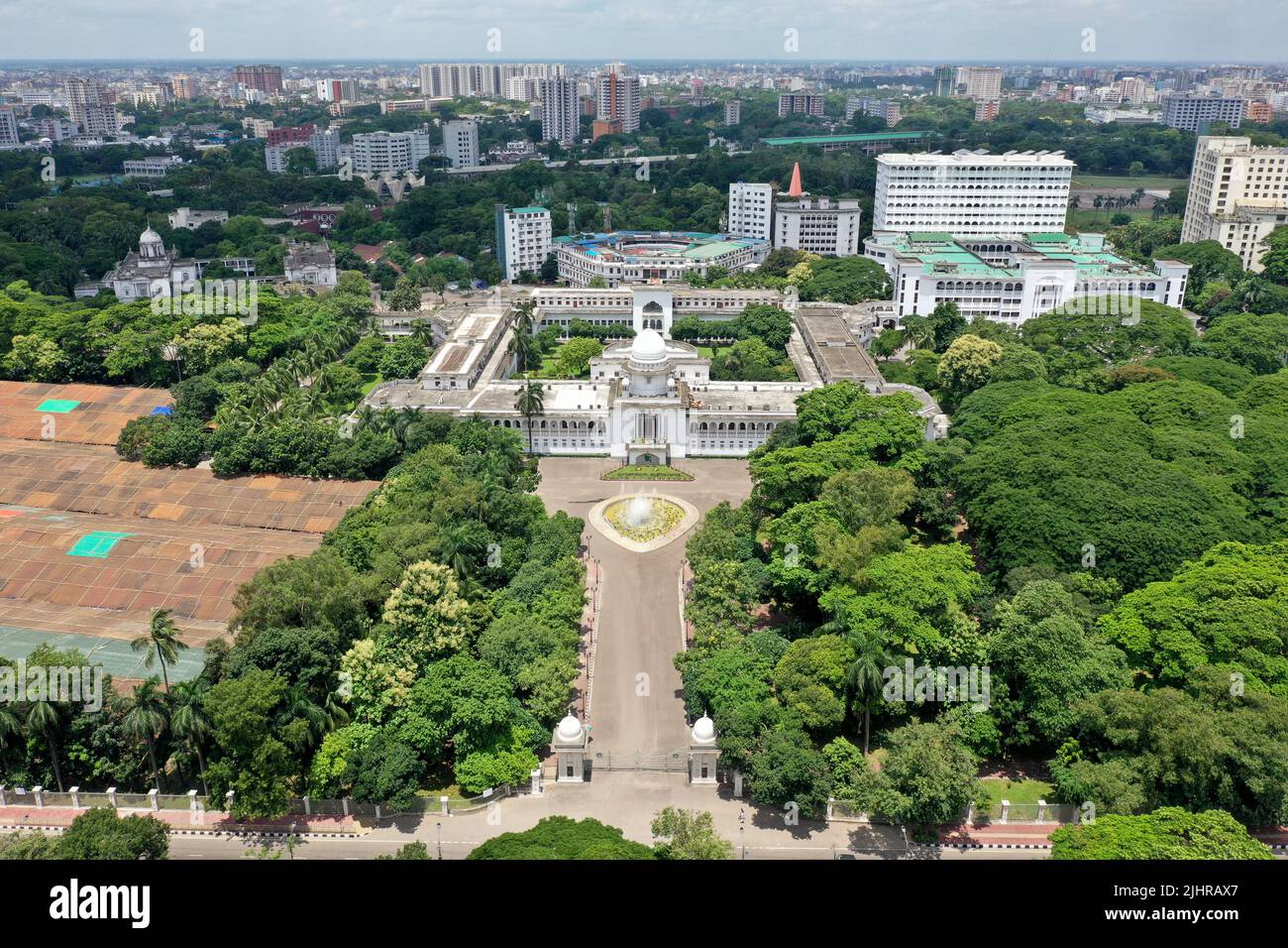 Dhaka, Bangladesh - July 12, 2022: The bird's-eye view of the Supreme ...