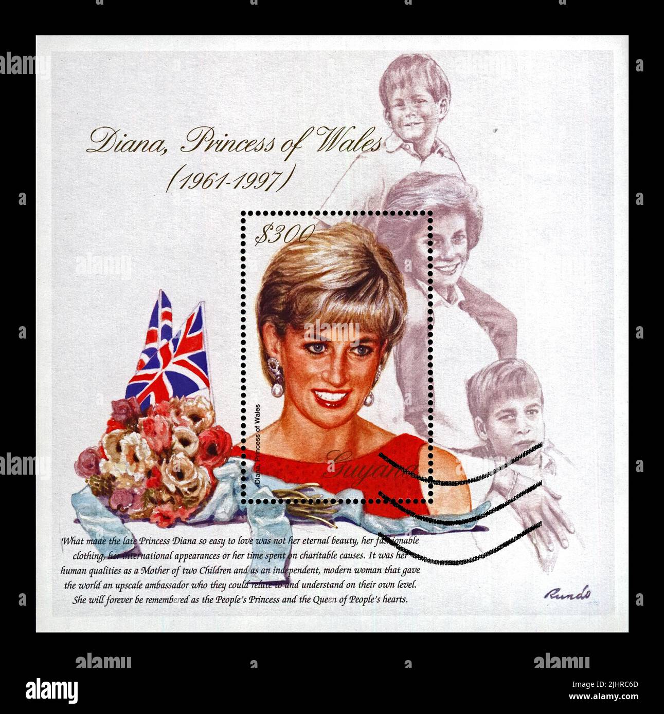 Princess diana stamp hi-res stock photography and images - Alamy