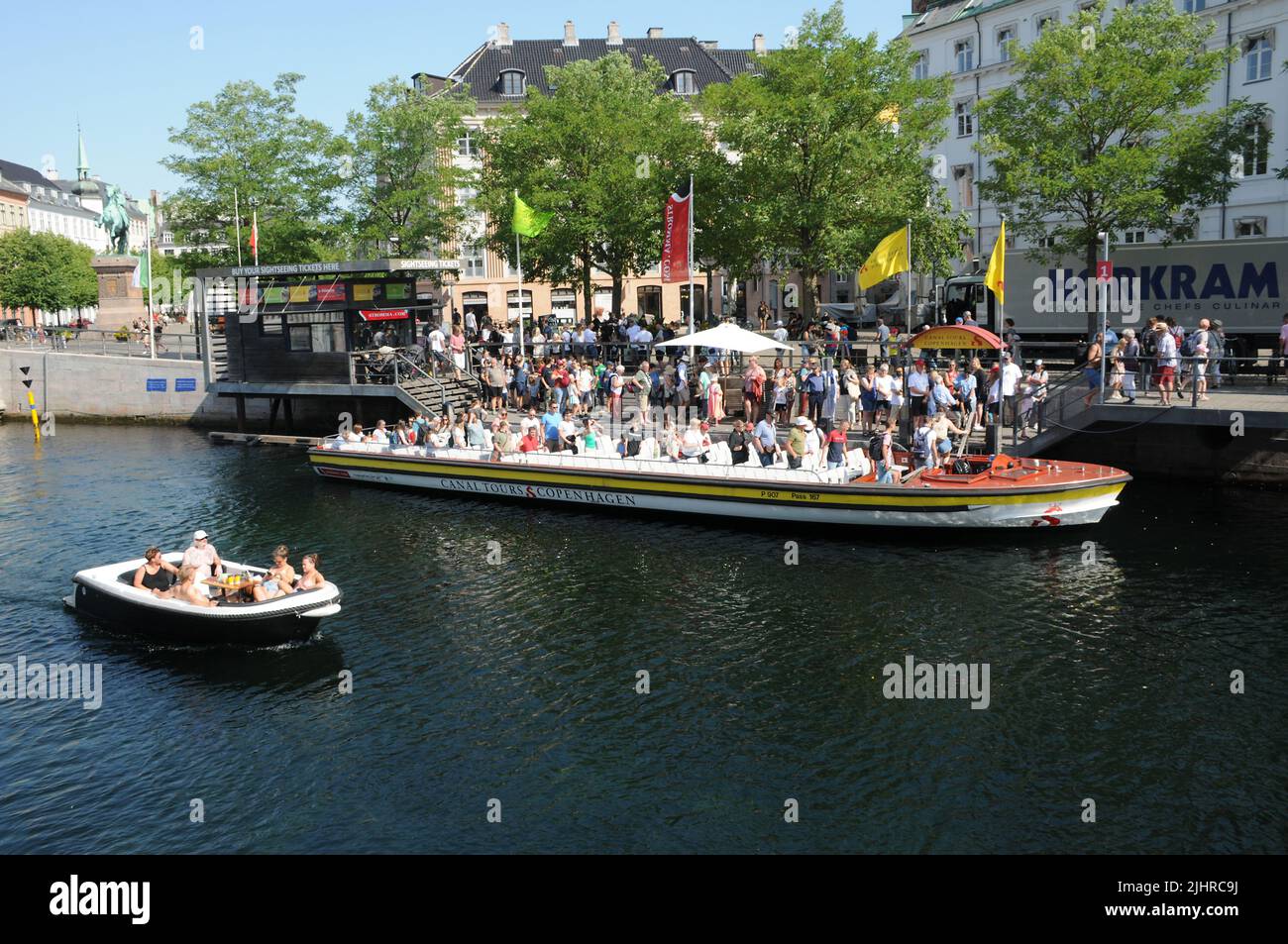Copenhagen /Denmark/20 July 2022/Boat ride Canal Tours Copenhagen ...
