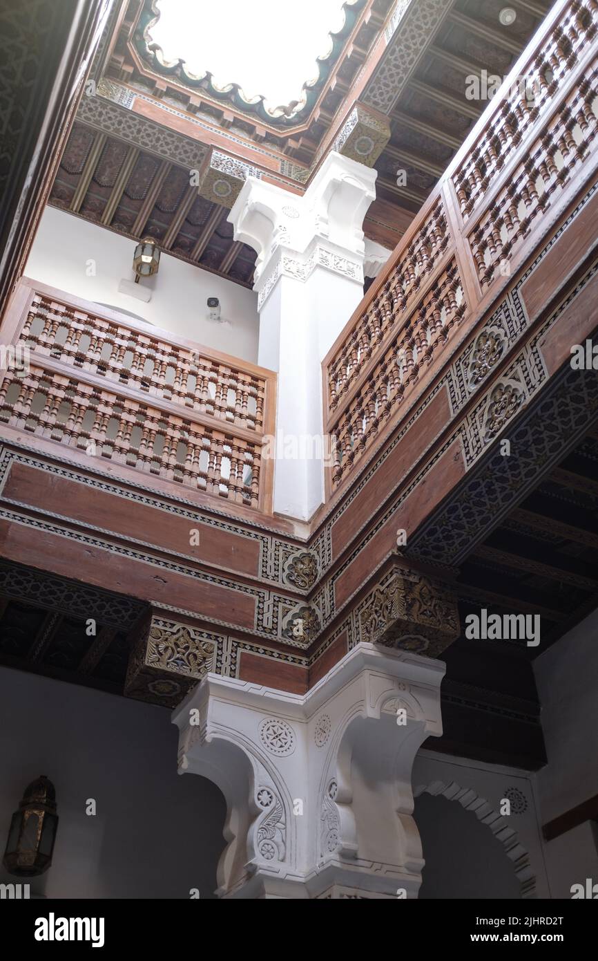 Arabian style building on an ancient traditional Riad house in ...