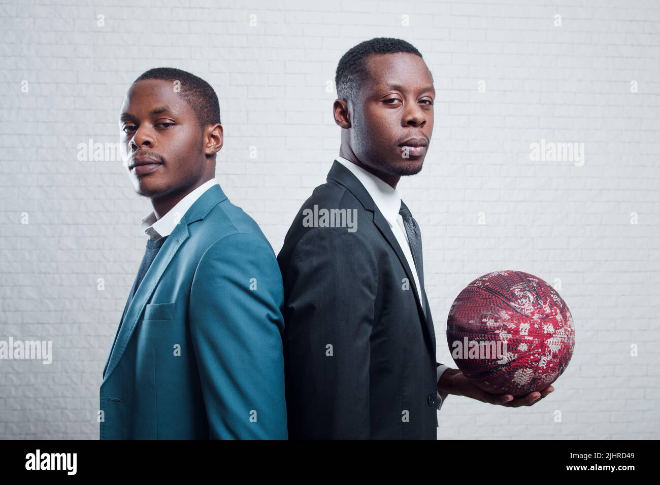 Sport managers. Leader of professional famous team Stock Photo - Alamy