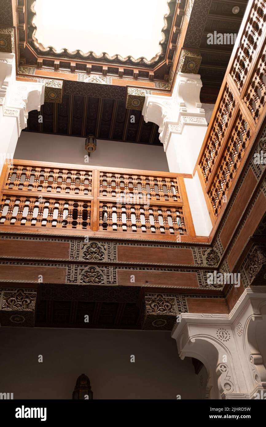 Arabian style building on an ancient traditional Riad house in ...