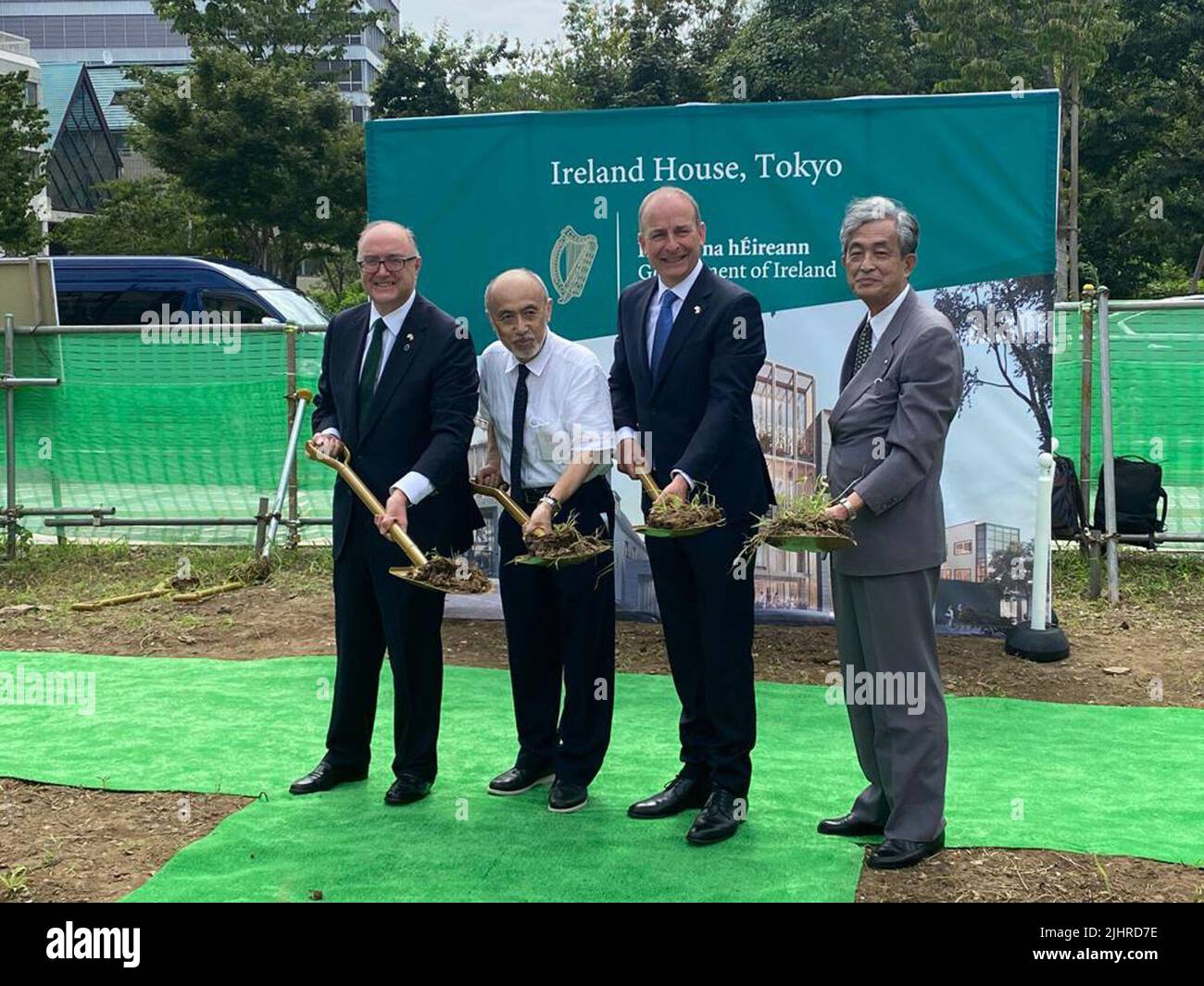 Tokyo, JAPAN 20/07/2022: Taoiseach Micheál Martinon site visit to new ...