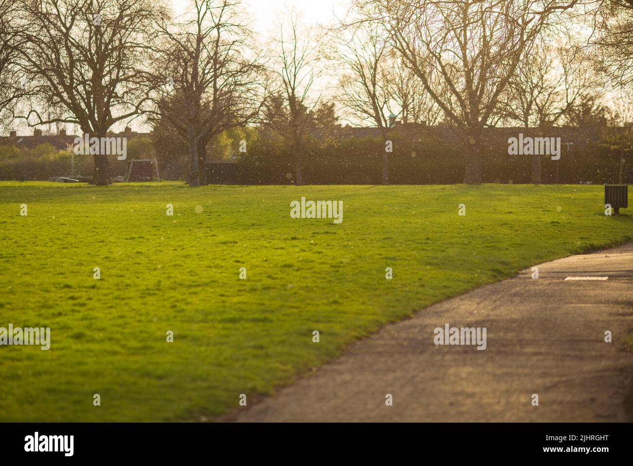 Snow falling in spring hi-res stock photography and images - Alamy