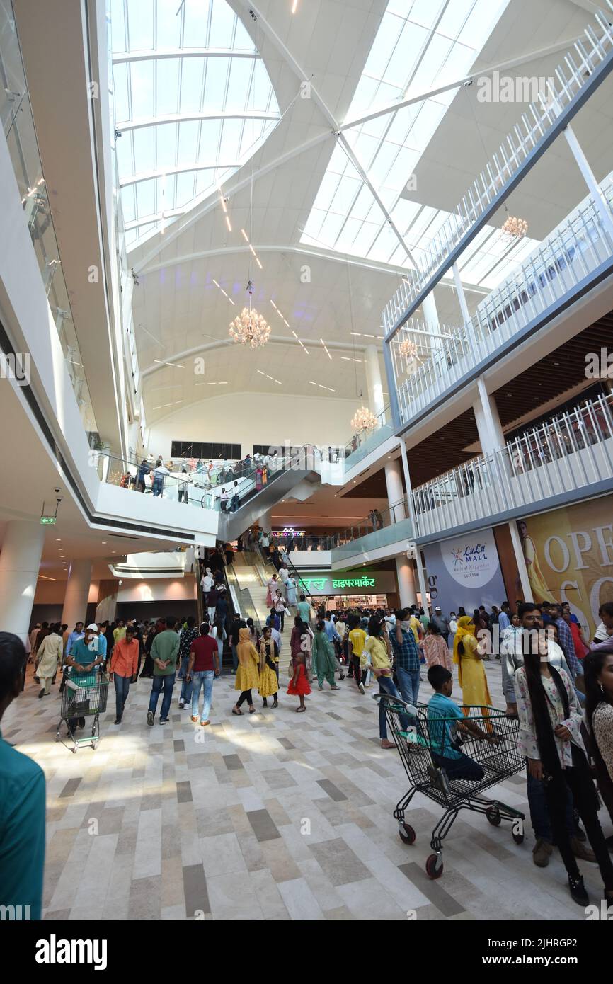 Lulu Mall in Lucknow, Uttar Pradesh, India Stock Photo - Alamy