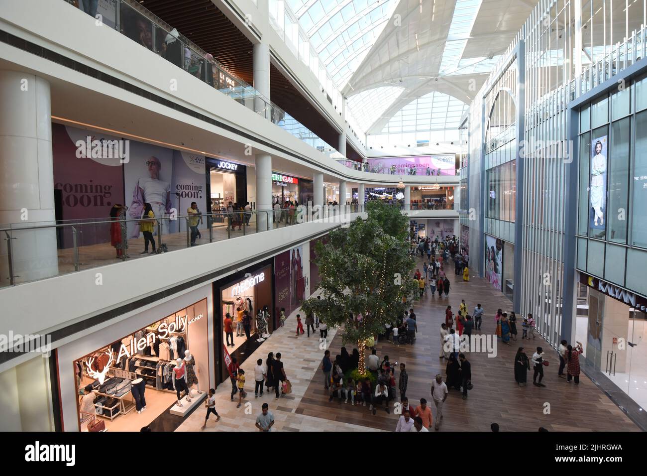 Lulu Mall in Lucknow, Uttar Pradesh, India Stock Photo - Alamy