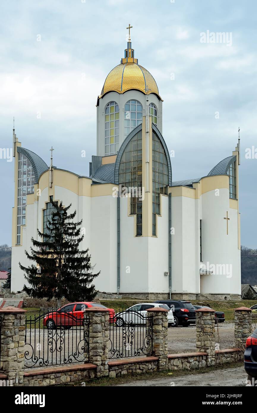 Cathedral of Sts. Peter and Paul in Chortkiv, Ukraine Stock Photo - Alamy