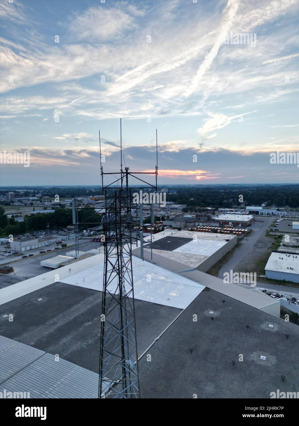 Beautiful shot electricity tower hi-res stock photography and images ...