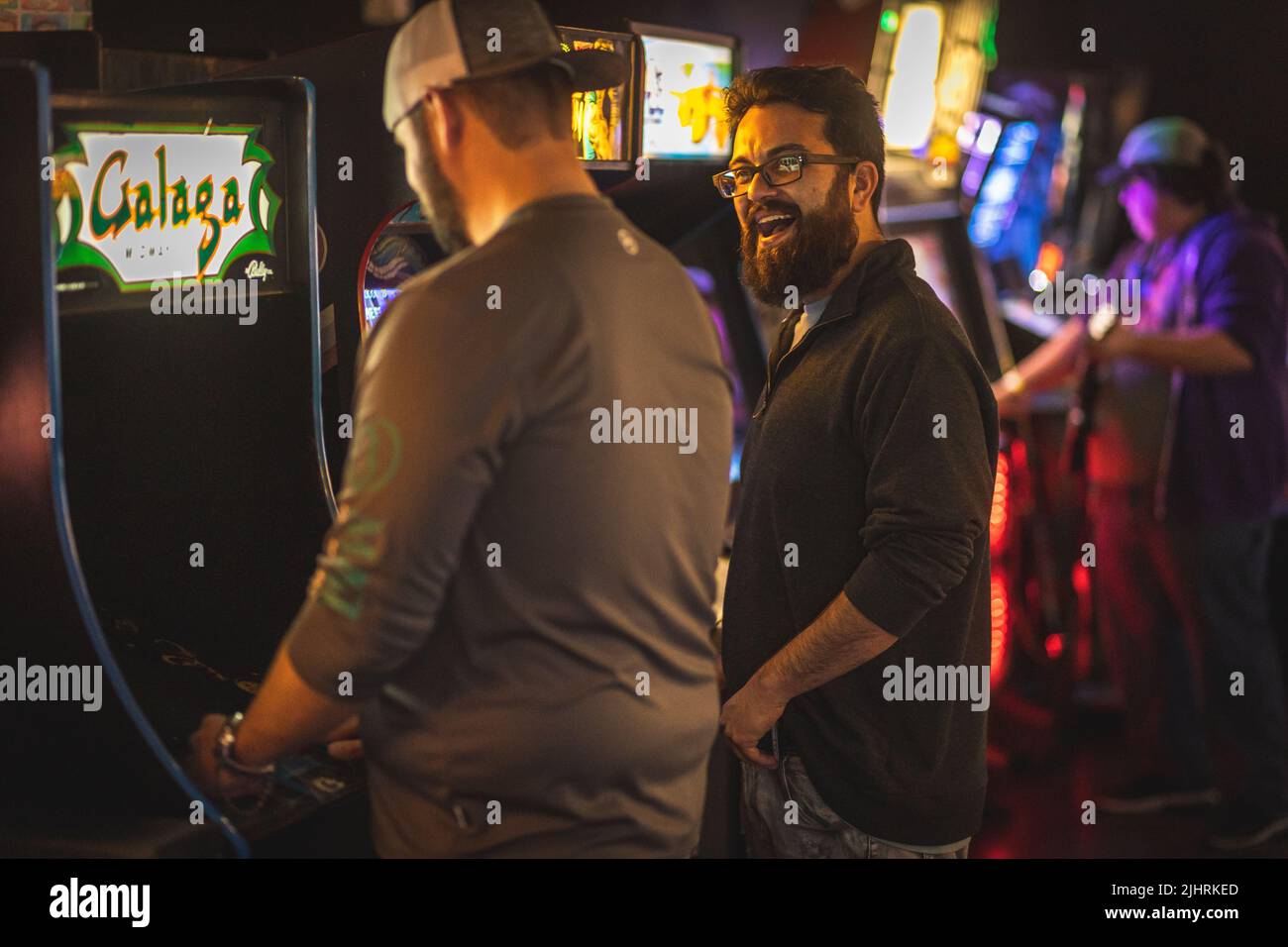 The patrons enjoying the arcade game offered by Fort Worth's local ...